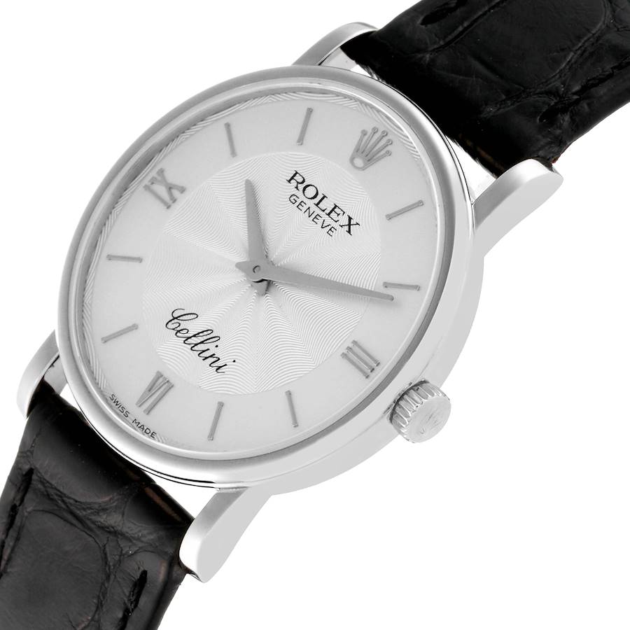 Rolex Cellini White Gold 5115/9 | Stock 61251 | SwissWatchExpo