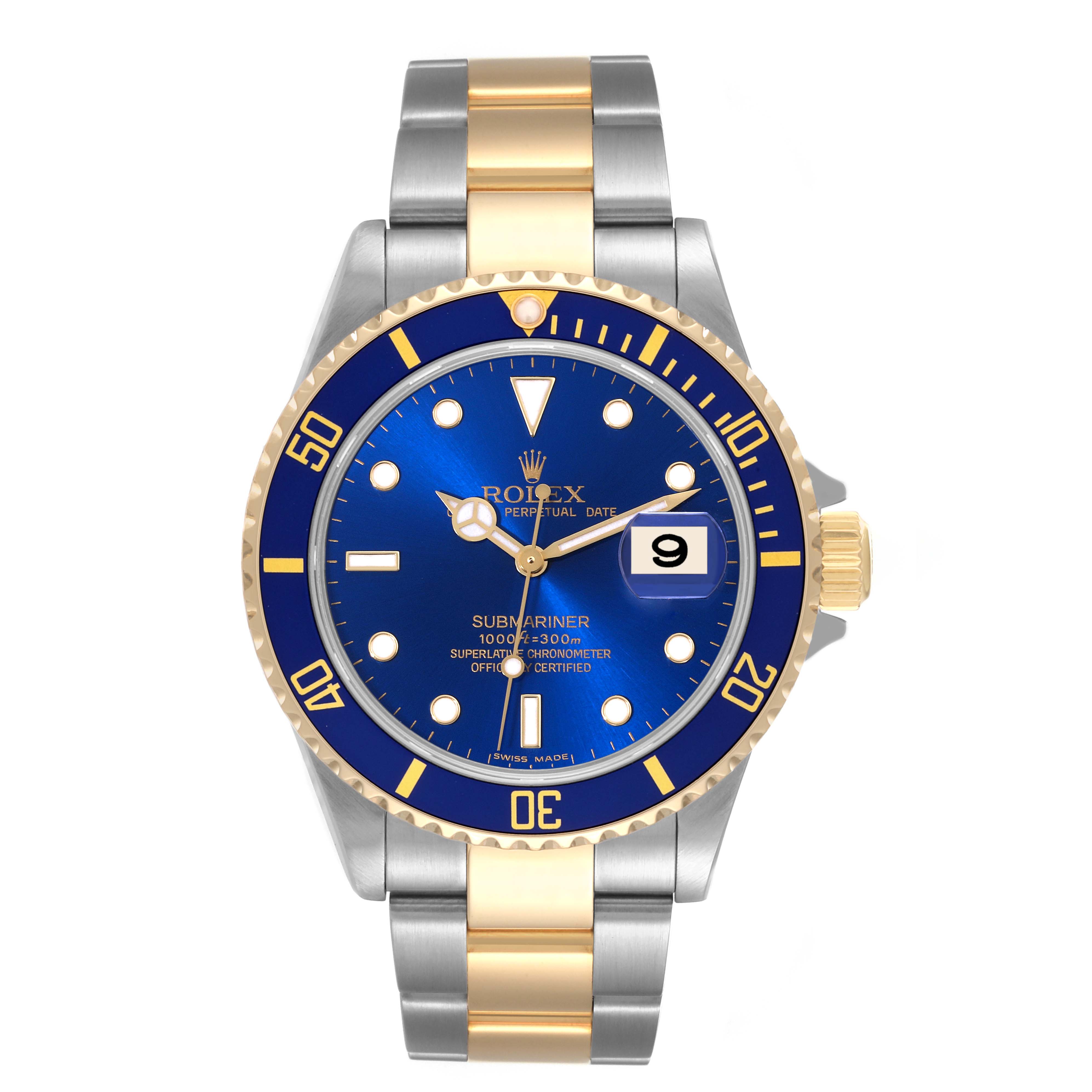 Rolex Submariner Steel and Gold (two tone) 16613 | Stock 54338 ...