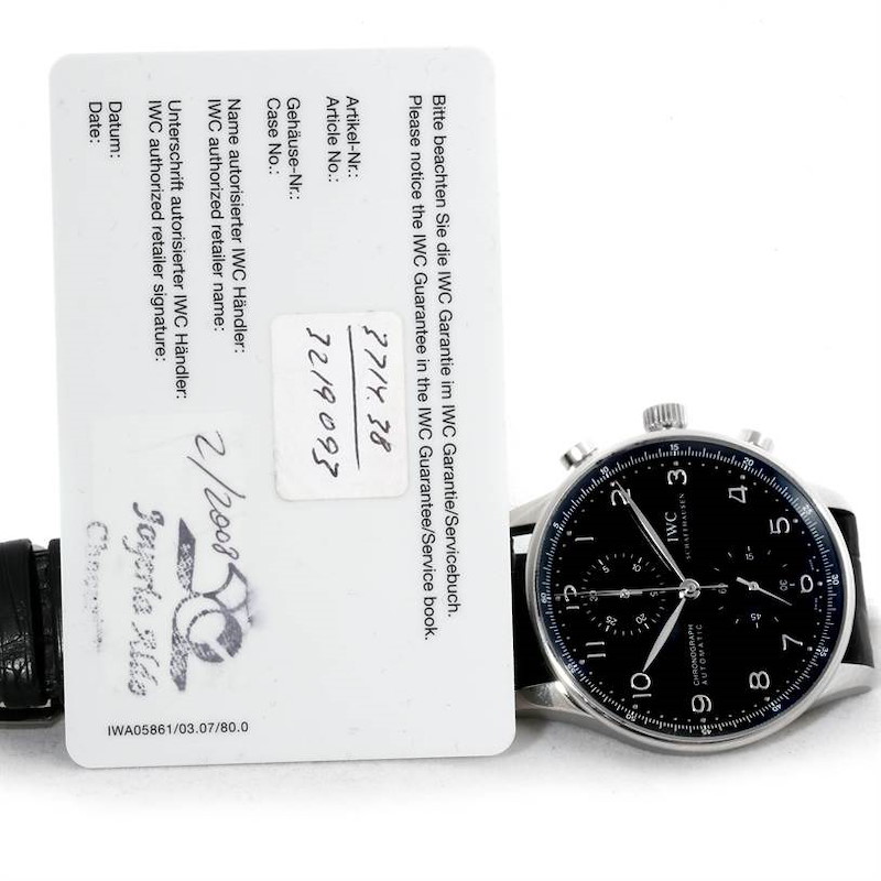 IWC Portuguese Stainless Steel IW371438 | Stock 9228 | SwissWatchExpo