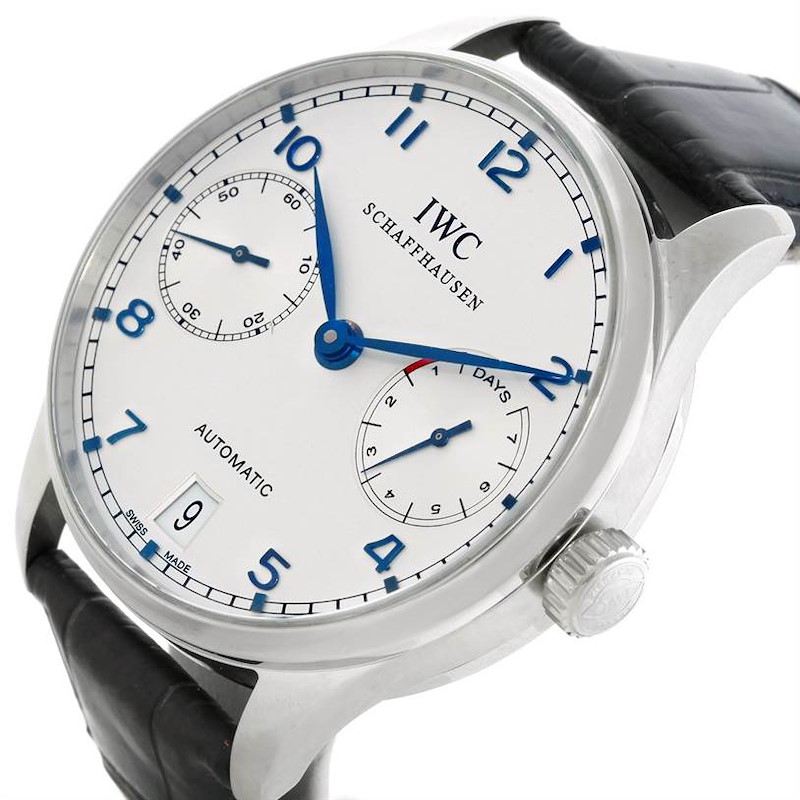 IWC Portuguese Stainless Steel IW500107 | Stock 9306 | SwissWatchExpo