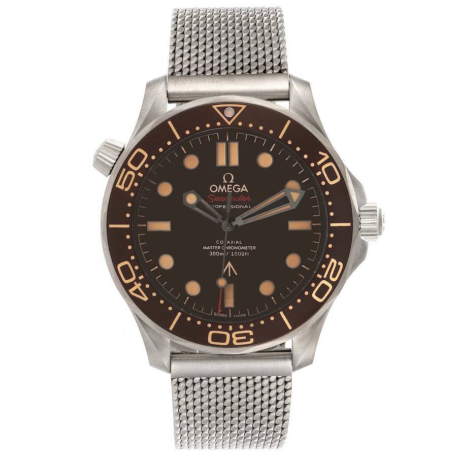 Omega Seamaster 300M 007 Edition Titanium Watch 210.90.42.20.01.001 ...