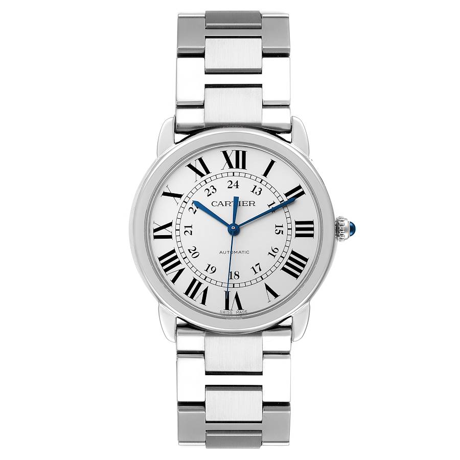 Cartier Ronde Solo Silver Dial Automatic Steel Ladies Watch WSRN0012 ...