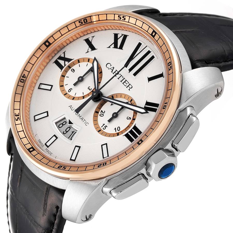 Cartier Calibre de Cartier Steel and Gold (two tone) W7100042 | Stock ...