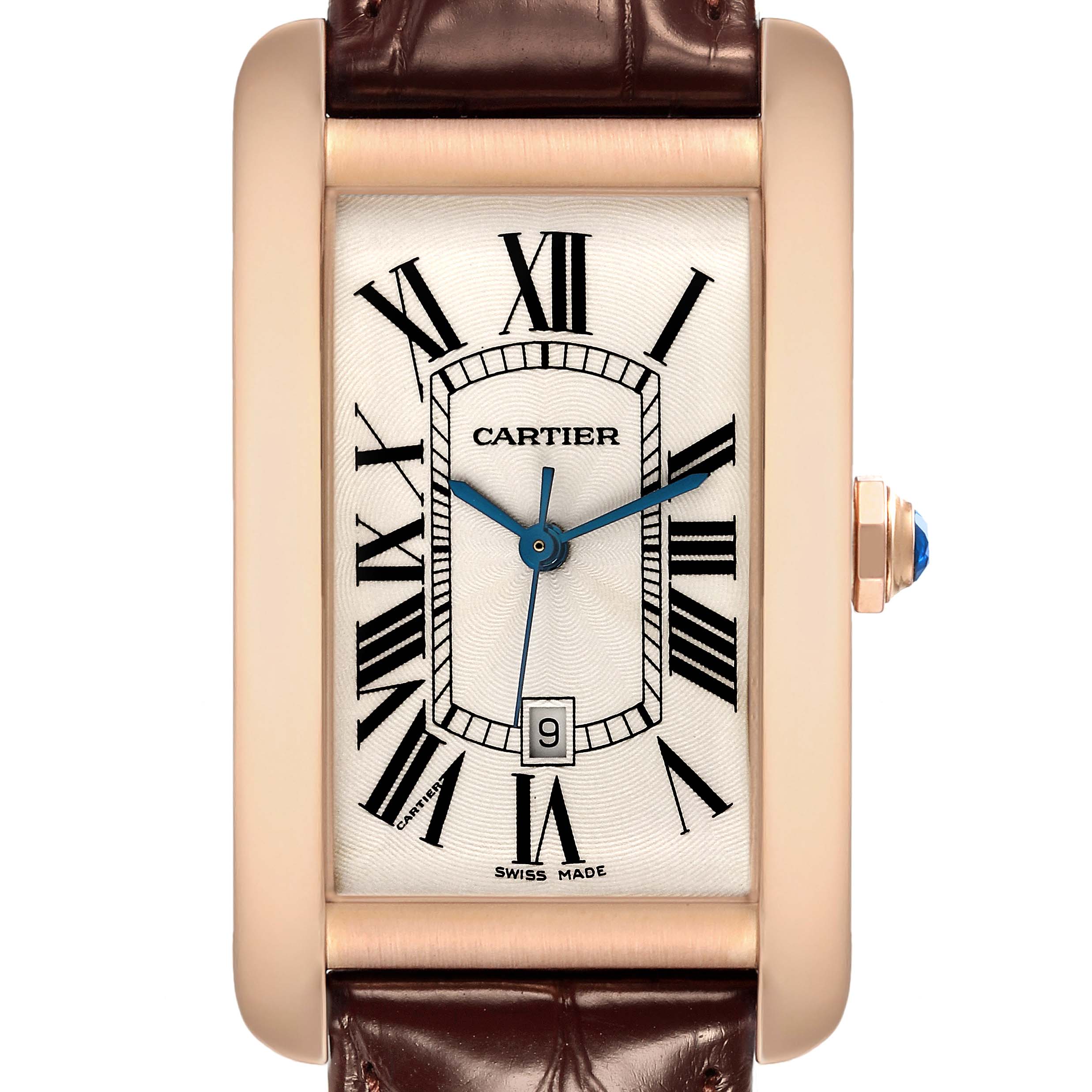 Cartier Tank Americaine Rose Gold W2609156 | Stock 49297 | SwissWatchExpo