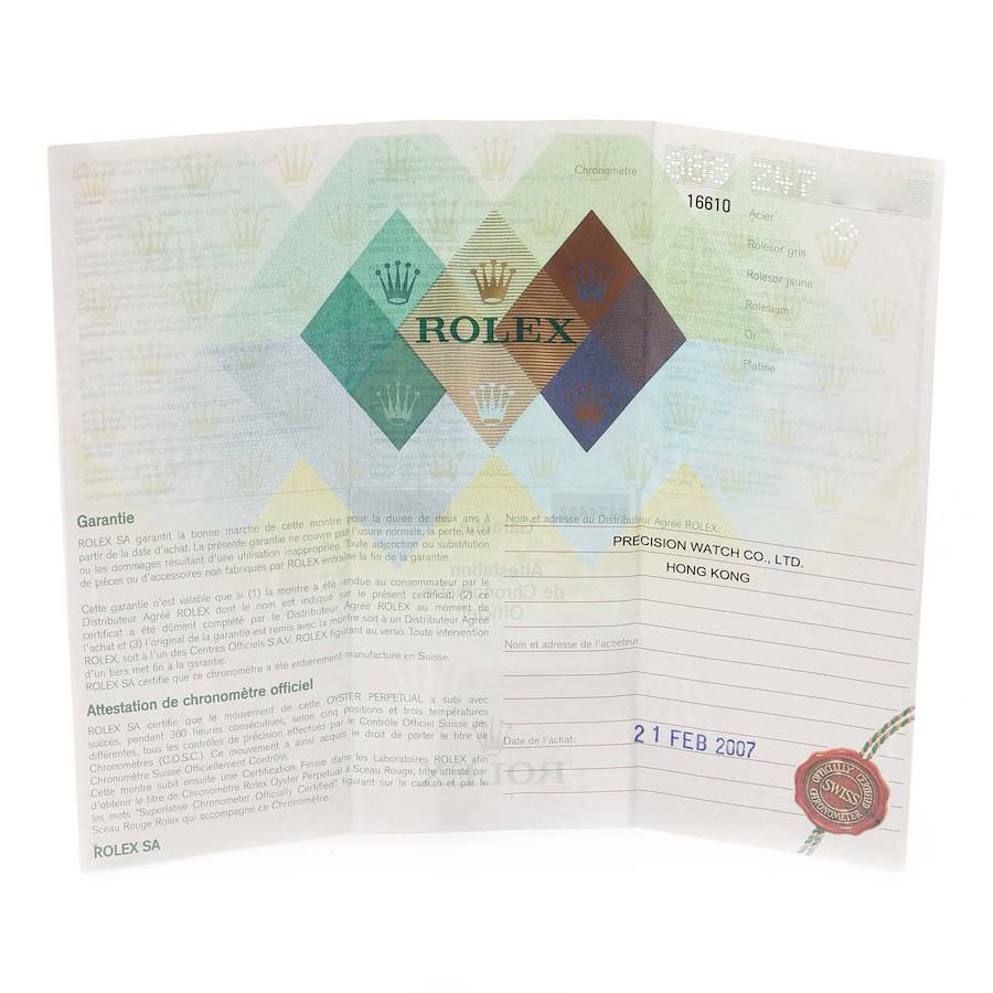 Rolex Submariner Stainless Steel 16610 | Stock 46194 | SwissWatchExpo