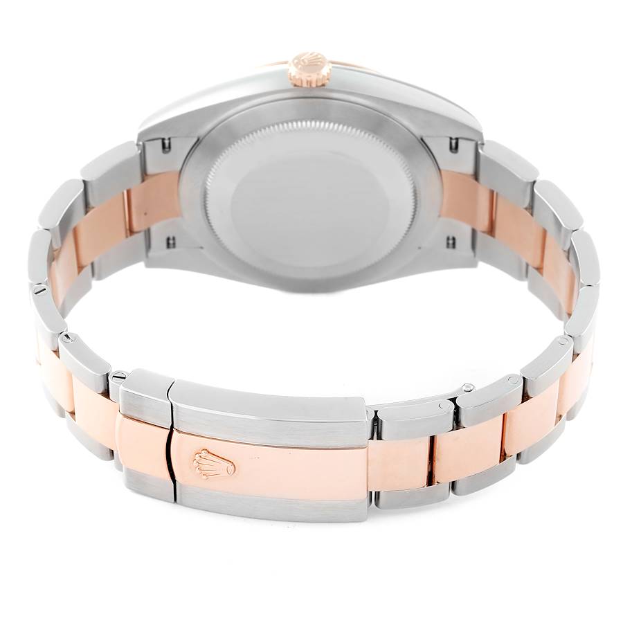 Rolex Datejust 41 Steel Rose Gold Diamond Dial Mens Watch 126301 Unworn ...