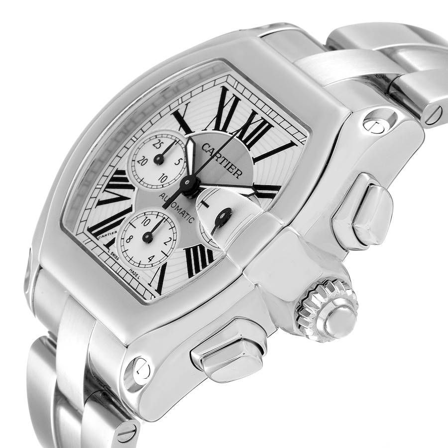 Cartier Roadster Stainless Steel W62019X6 | Stock 45689 | SwissWatchExpo