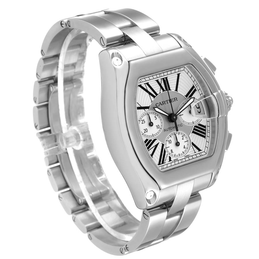 Cartier Roadster Stainless Steel W62019X6 | Stock 45689 | SwissWatchExpo