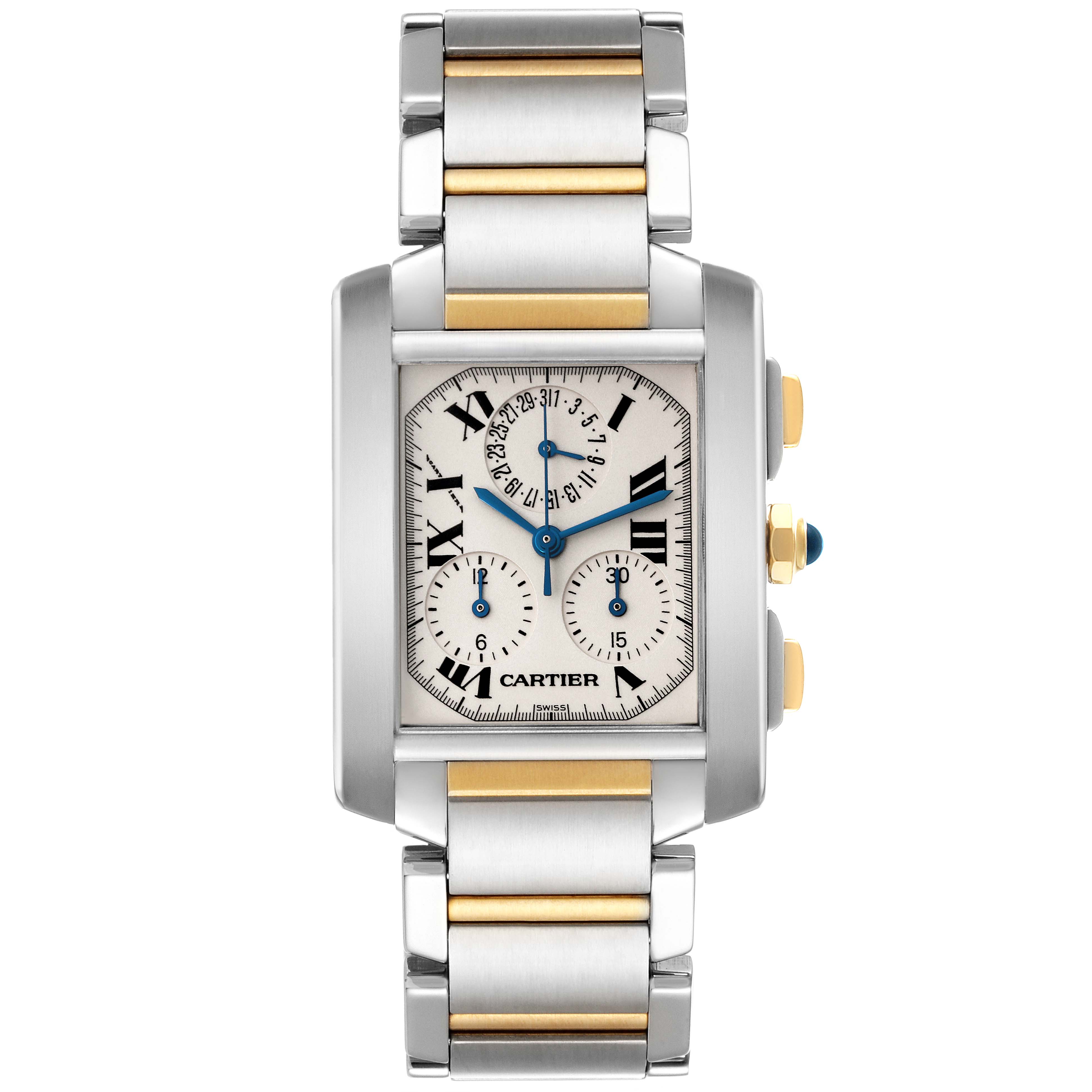Cartier Tank Francaise Steel and Gold (two tone) W51004Q4 | Stock 18722 ...