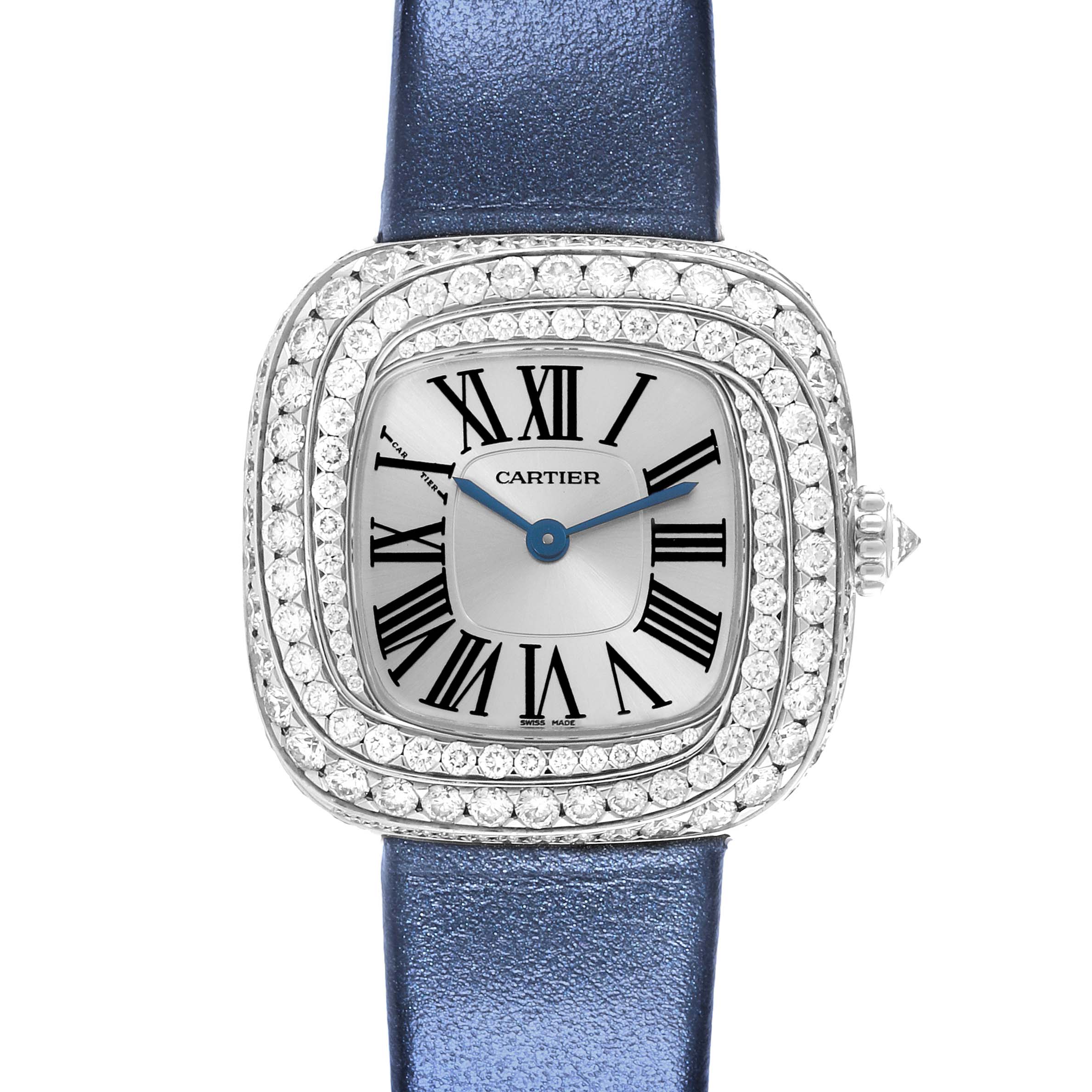 Cartier Coussin White Gold WJSC0002 | Stock 64799 | SwissWatchExpo