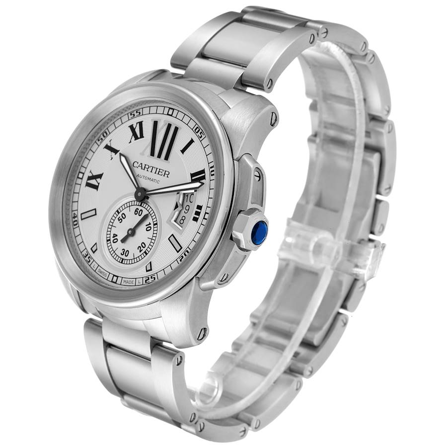 Cartier Calibre de Cartier Stainless Steel W7100015 | Stock 45034 ...