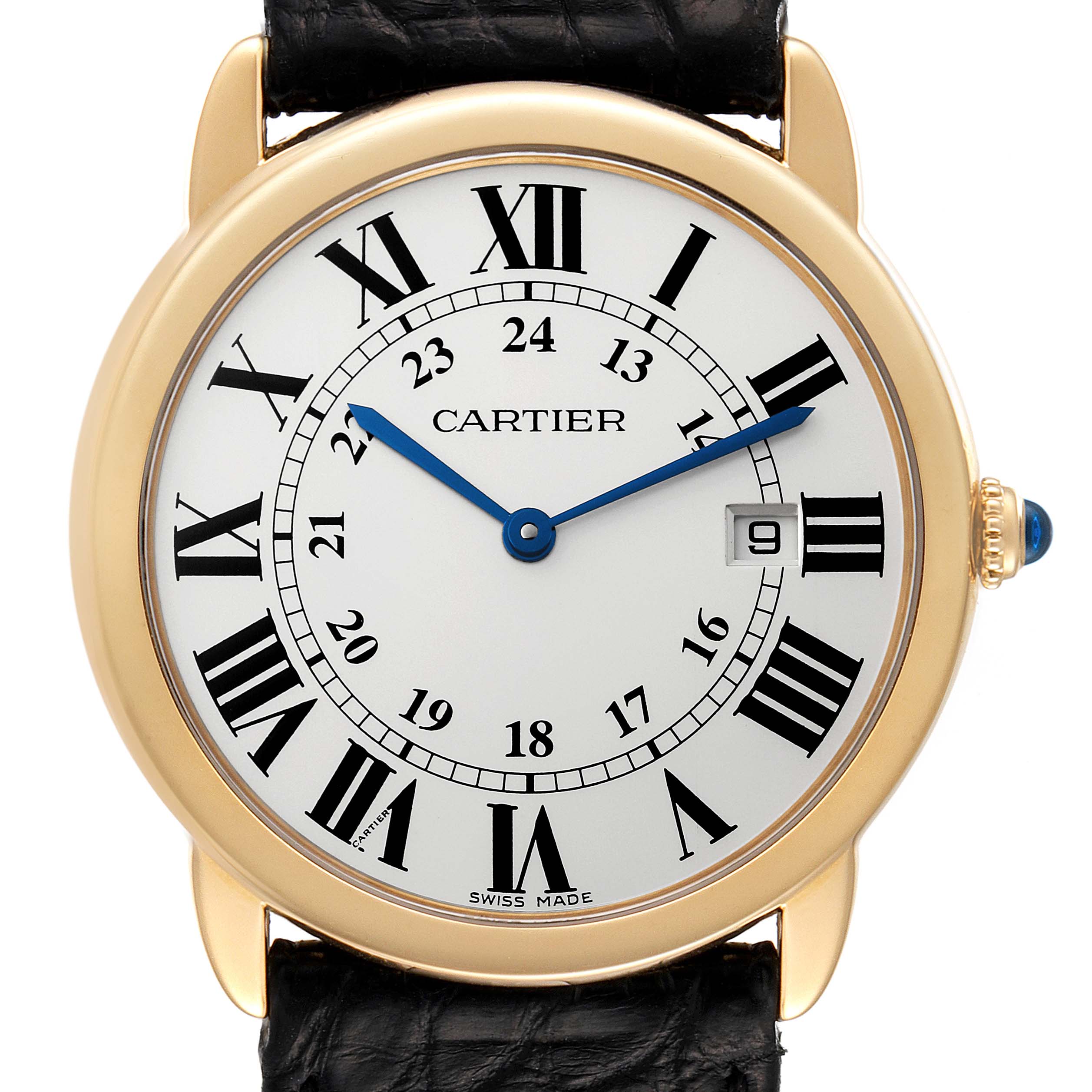 Cartier Ronde Yellow Gold W6700455 | Stock 45977 | SwissWatchExpo
