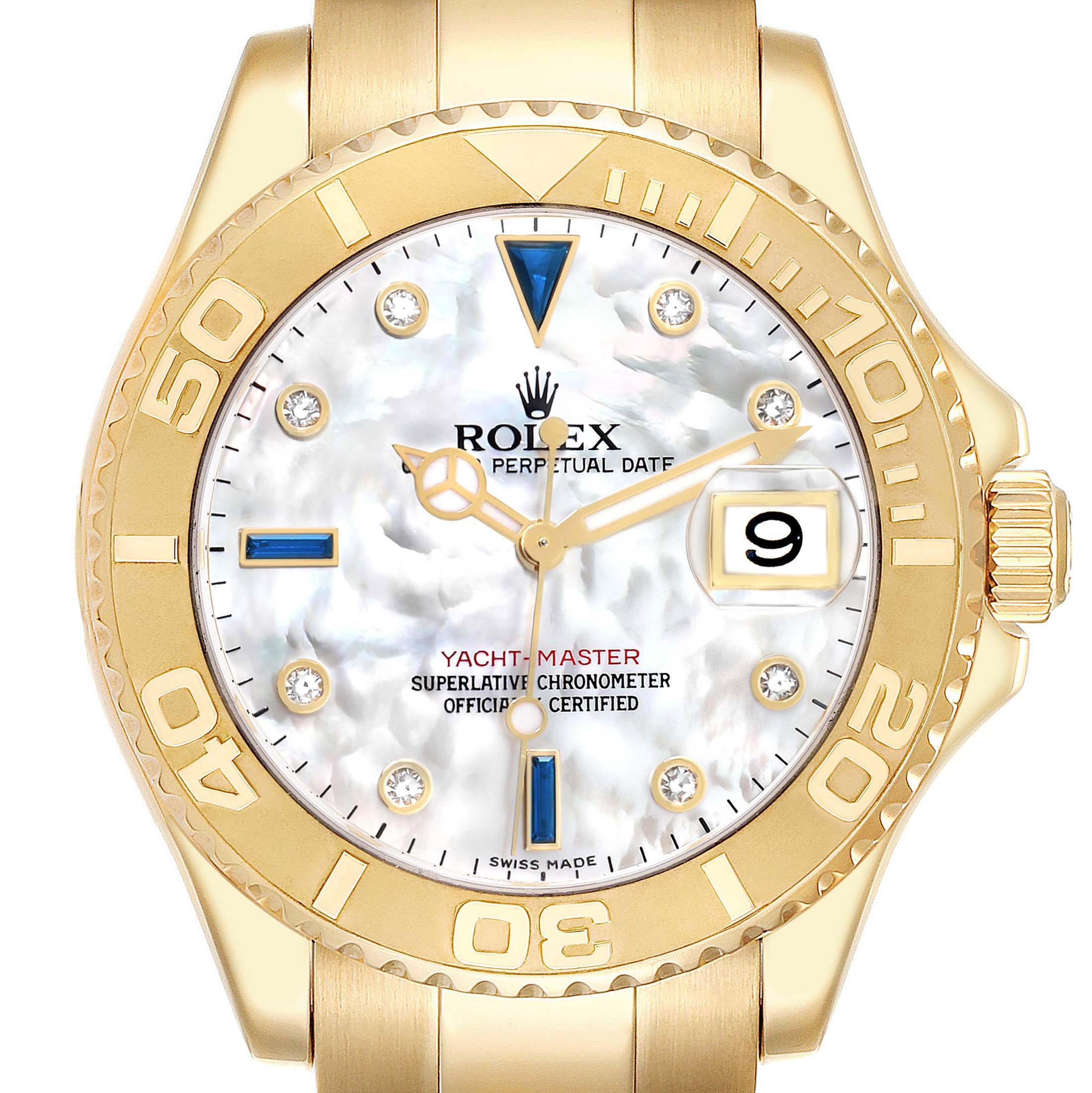 Factory Diamond Yacht Master Rolex Yacht-Master 40 Factory Diamond ...